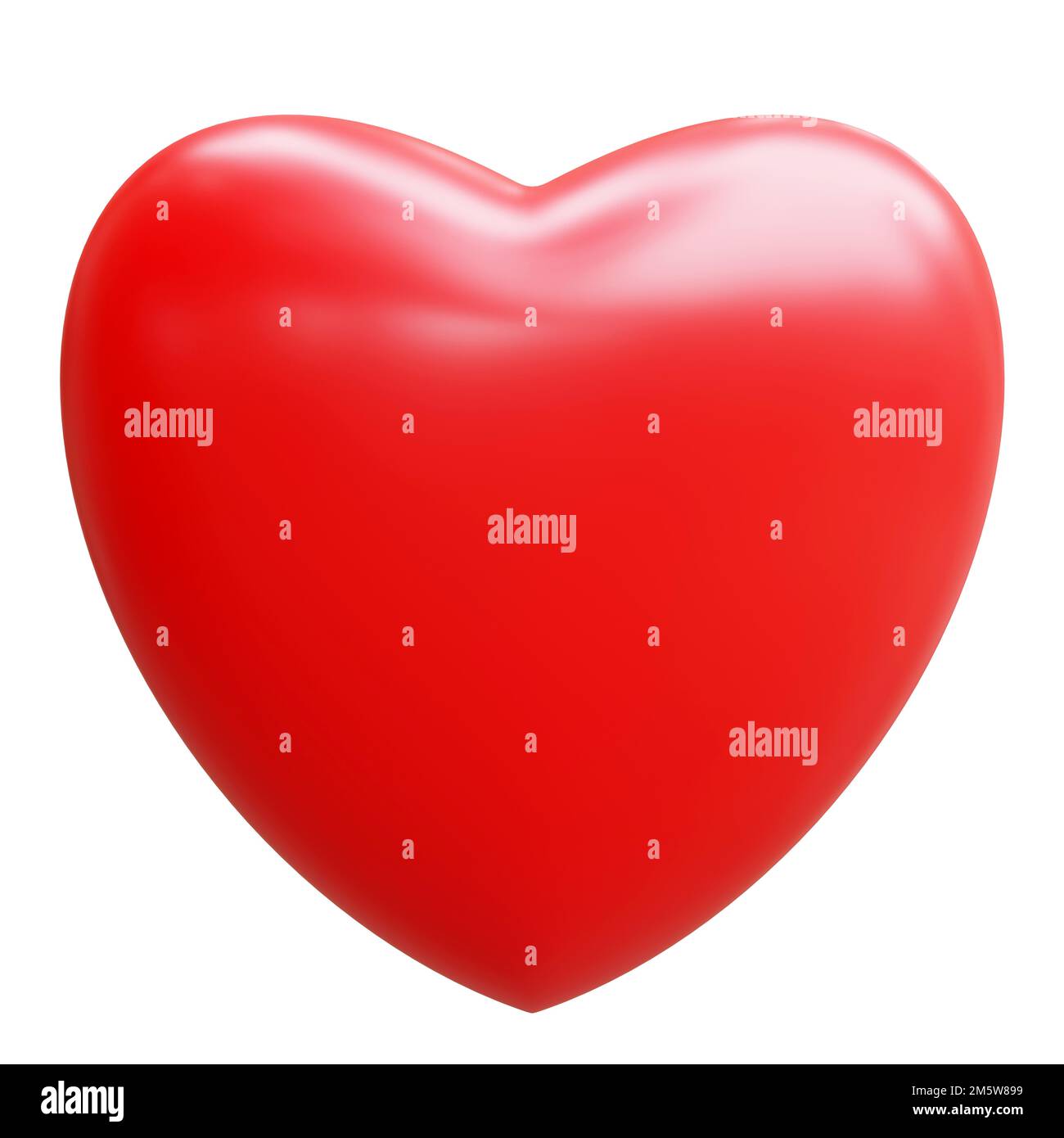 Heart red passion color isolated cutout on white background. Valentine ...