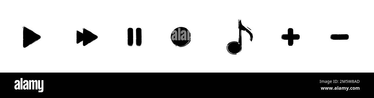 Play media radio Black and White Stock Photos & Images - Alamy