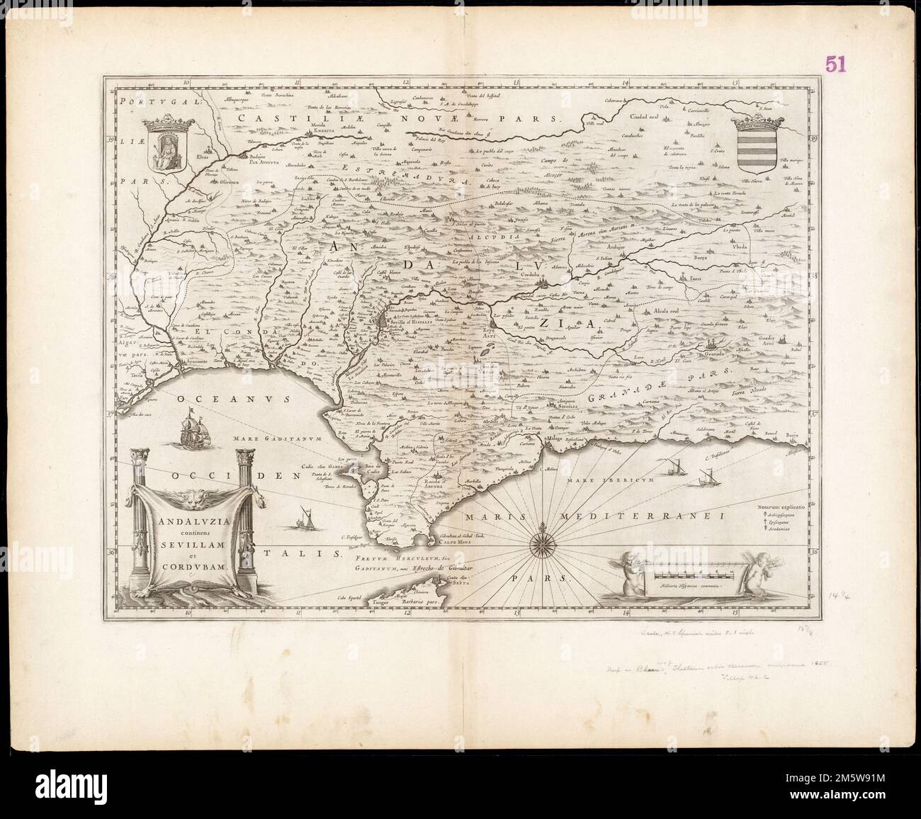 Old maps of andalusia hi-res stock photography and images - Alamy