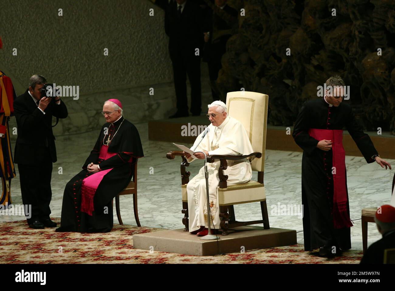 Pope Benedict XVI, Joseph Ratzinger, Vatican City, Italy Stock Photo ...