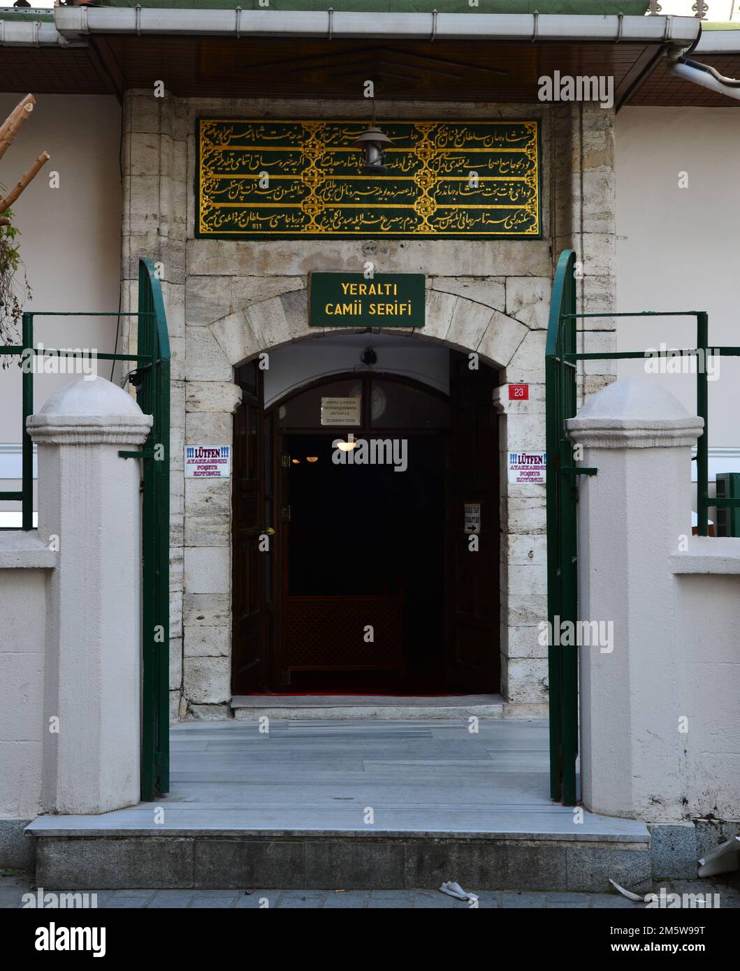 Historical Underground Mosque - Istanbul Stock Photo - Alamy