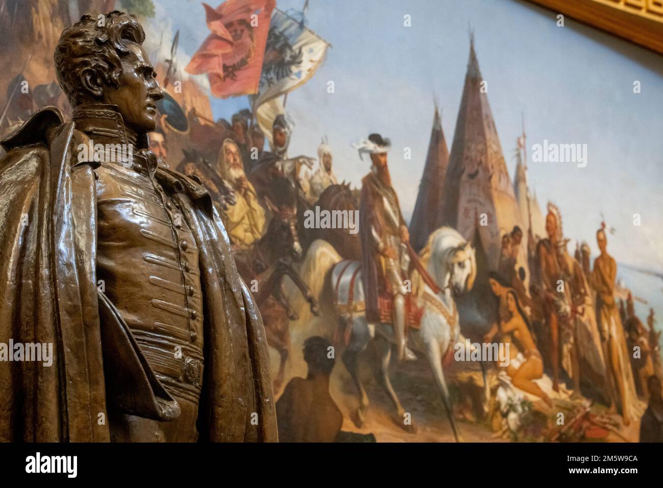 Washington DC, USA. 30th Dec, 2022. A statue of former US President ...