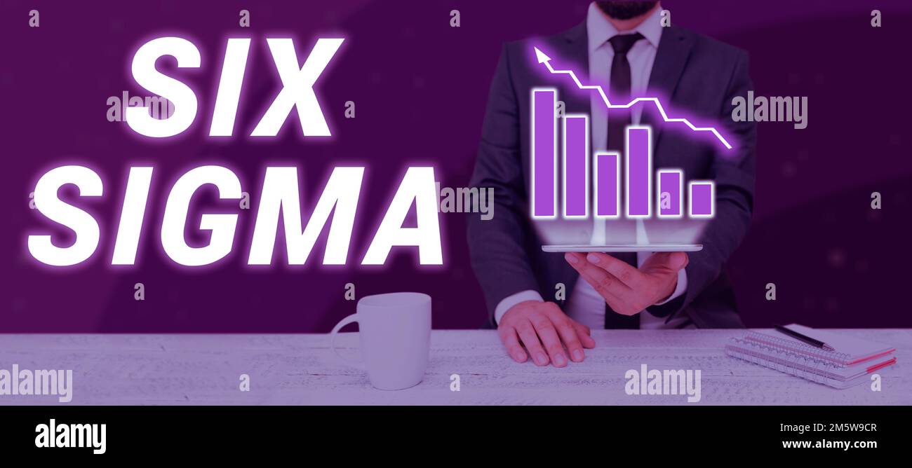 Conceptual display Six Sigma. Word Written on management techniques to ... Conceptual display Six Sigma. Word Written on management techniques to ...