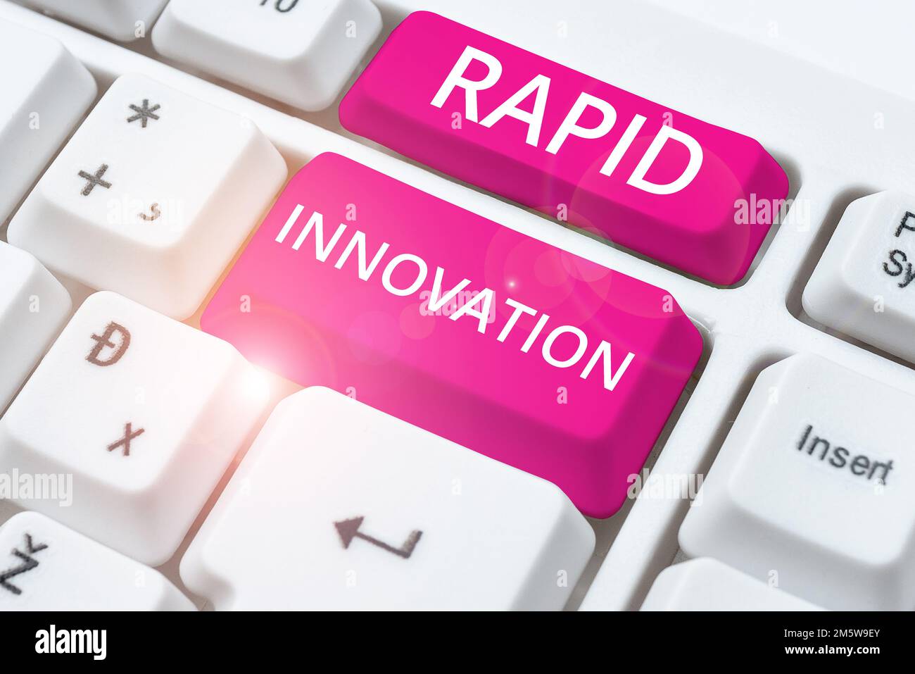 Text showing inspiration Rapid Innovation. Concept meaning ...