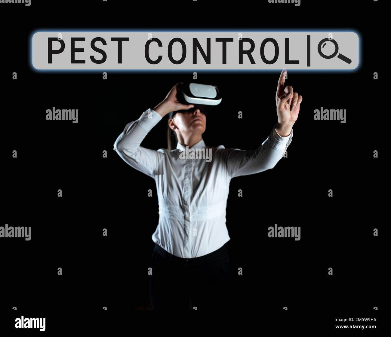 Text caption presenting Pest Control. Business concept Killing ...