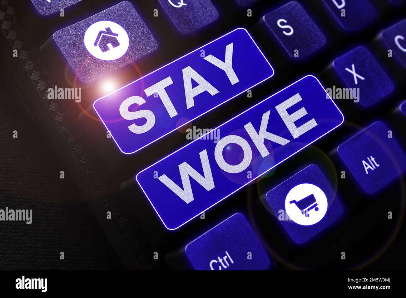 Inspiration showing sign Stay Woke. Business overview being aware of ...