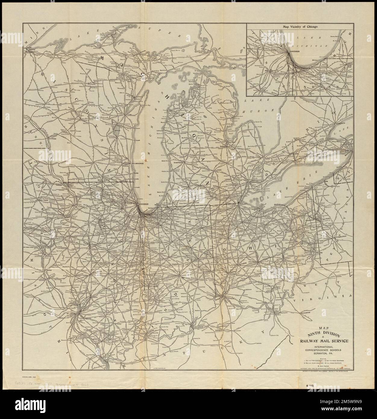 Early railway maps hi-res stock photography and images - Alamy