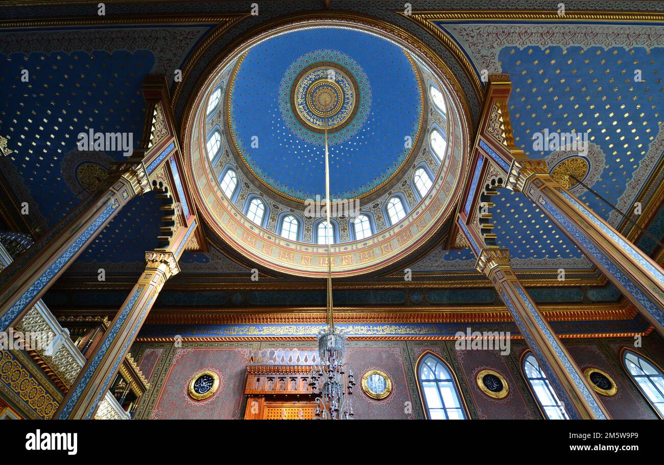 Yildiz Hamidiye Mosque, located in Istanbul, Turkey, II. It was built ...