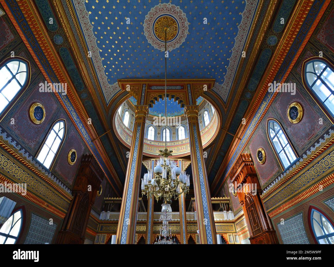 Yildiz Hamidiye Mosque, located in Istanbul, Turkey, II. It was built ...