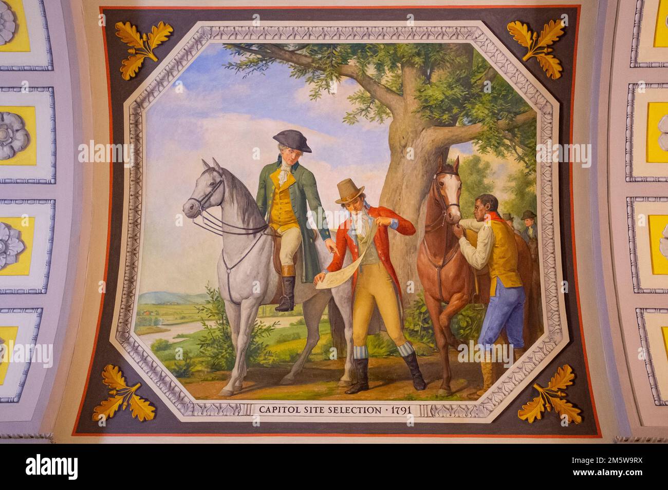 Washington DC, USA. 30th Dec, 2022. A mural depicting George Washington ...