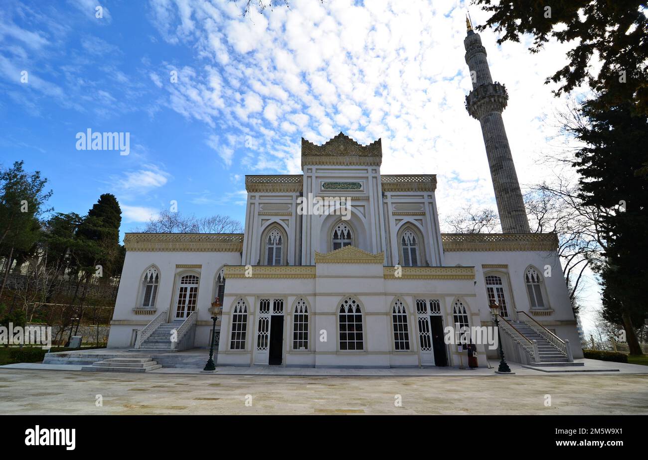 Yildiz Hamidiye Mosque, located in Istanbul, Turkey, II. It was built ...