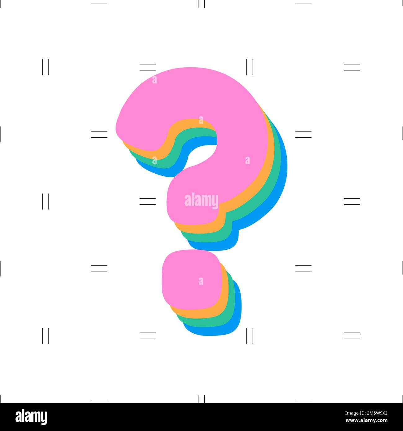 Vector question mark font typography Stock Vector Image & Art - Alamy