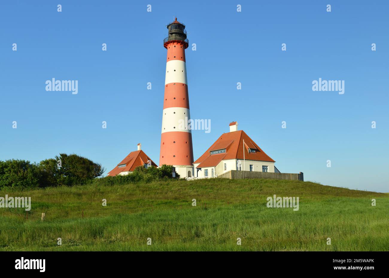 Westerheversand Lighthouse, Germany Stock Photo - Alamy