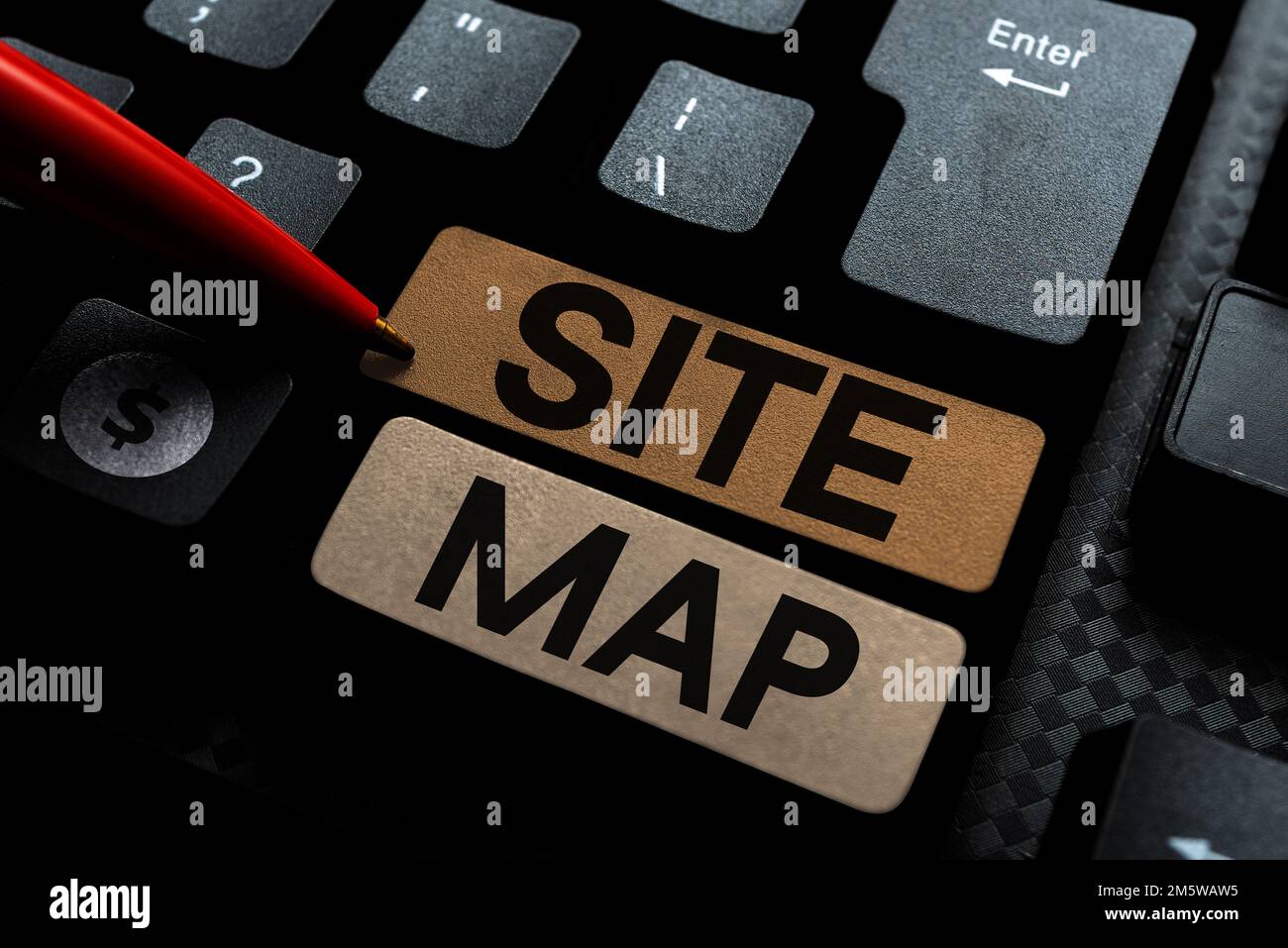 Text sign showing Site Map. Business concept designed to help both ...