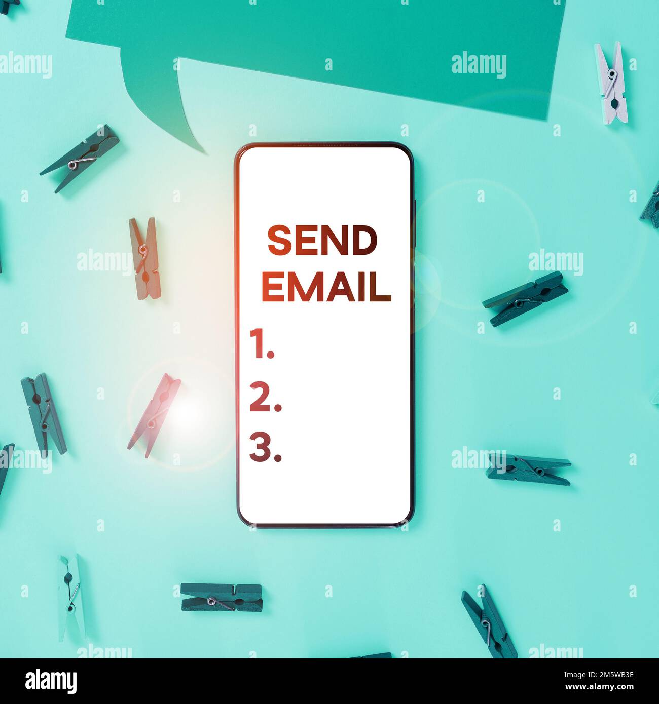 Sign displaying Send Email. Business idea the system for using computers to send messages over ...