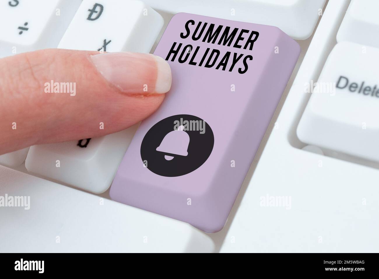 Sign displaying Summer Holidays. Internet Concept Vacation during the ...