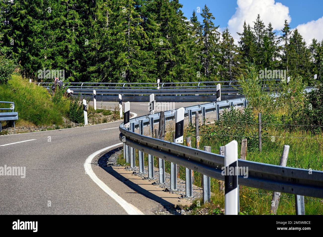 Motorcycle barrier hi-res stock photography and images - Alamy