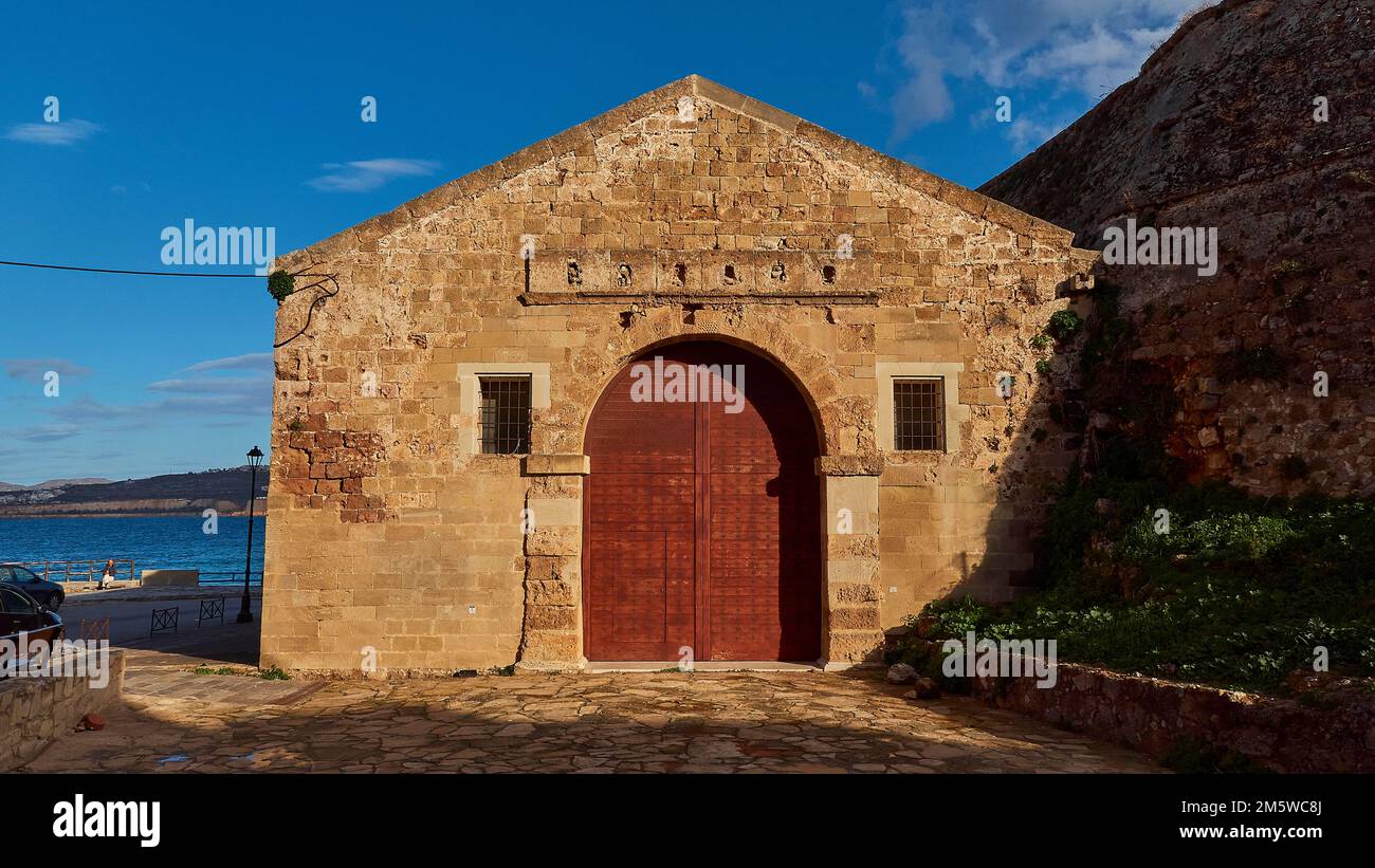 Venetian old town, Venetian harbour, historic harbour building, harbour ...