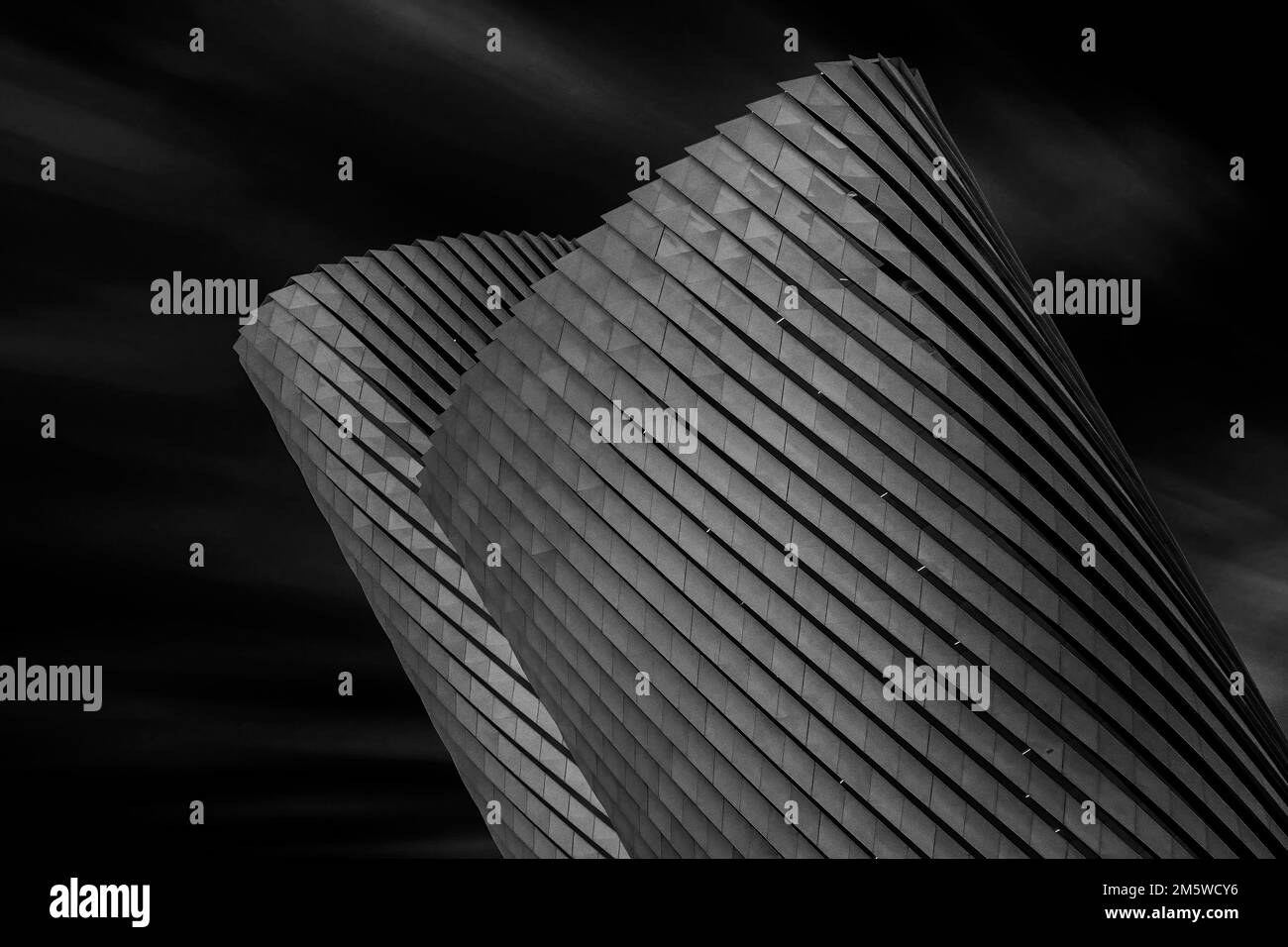 monochrome Lusail Plaza 4 tower. Al Saad Tower Lusail boulevard newly ...
