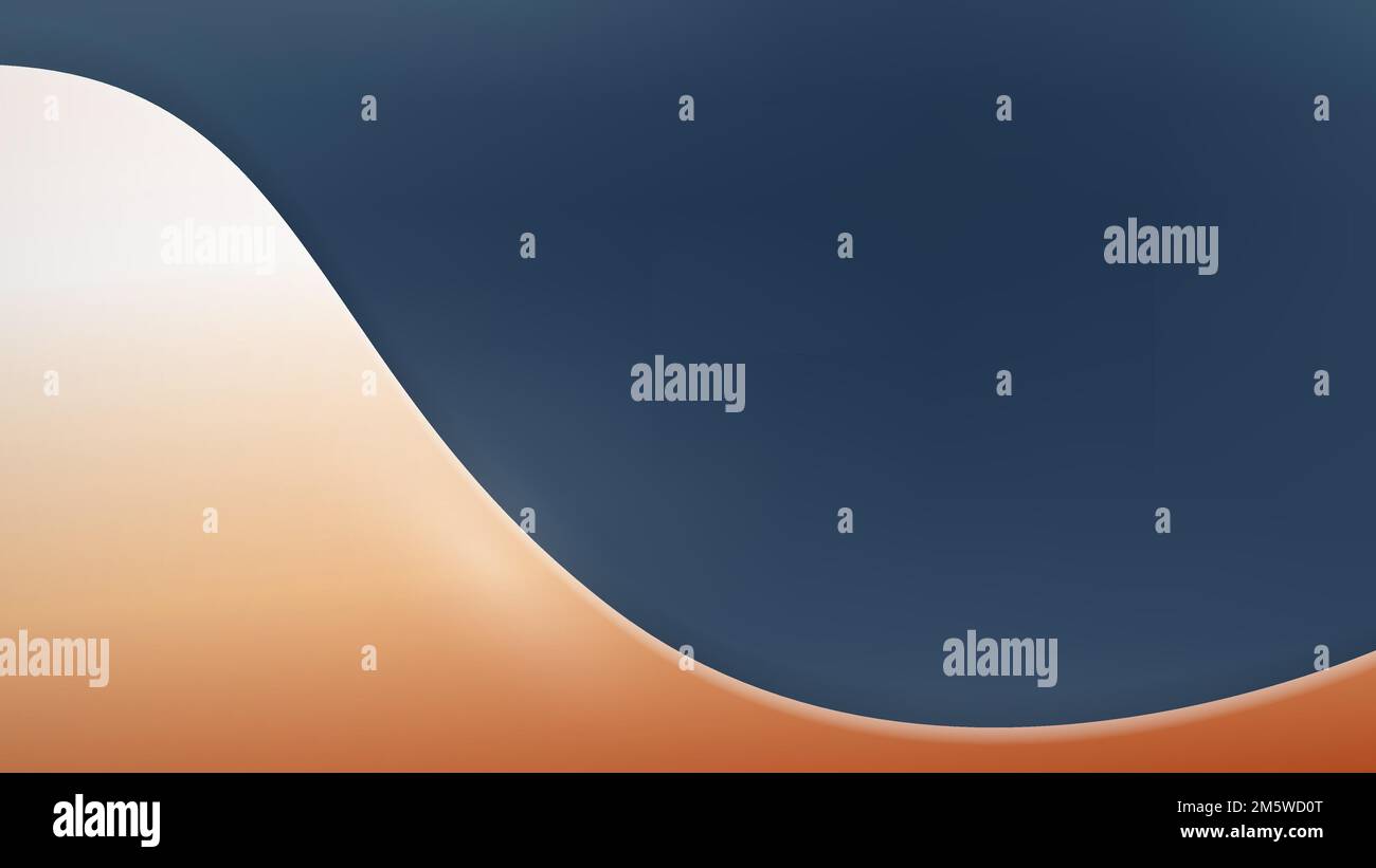 Copper curve on a dark blue background vector Stock Vector Image & Art ...