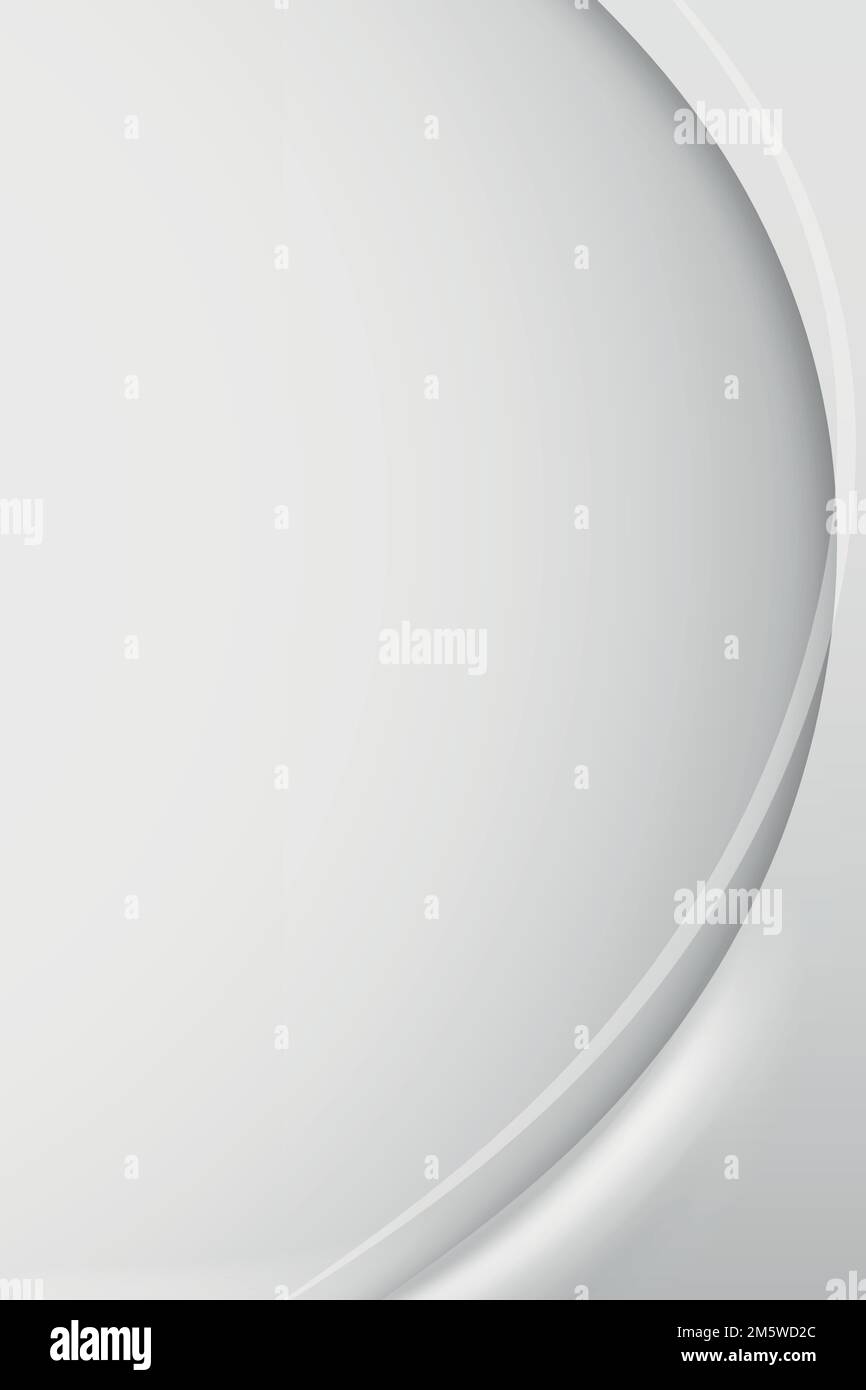 Gray curve frame template vector Stock Vector Image & Art - Alamy