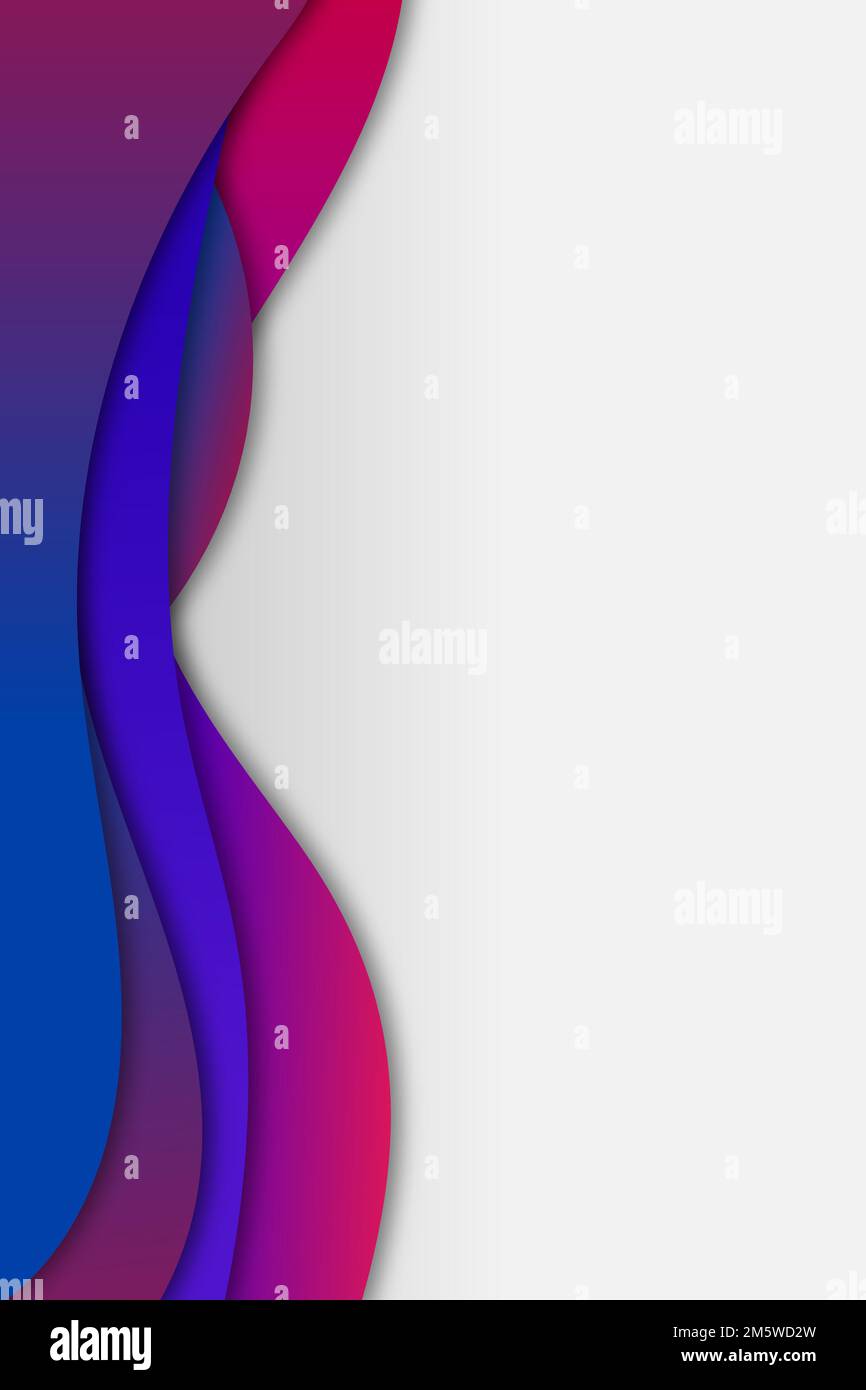 Neon gradient curve frame template vector Stock Vector Image & Art - Alamy