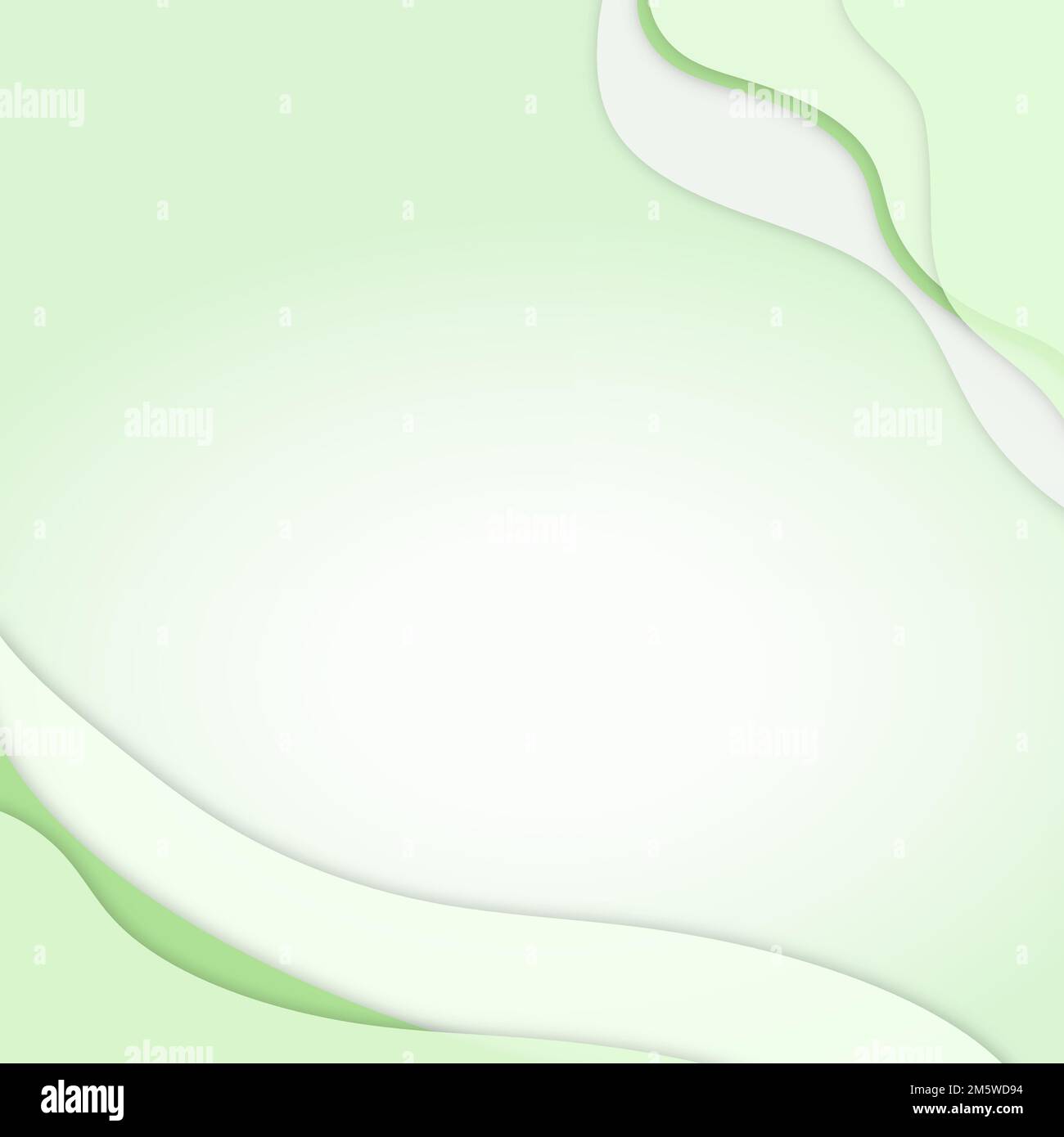 Green curve frame template vector Stock Vector Image & Art - Alamy