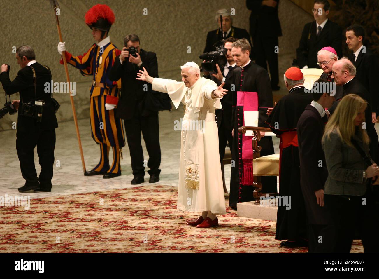 Pope Benedict XVI, Joseph Ratzinger, Vatican City, Italy Stock Photo ...