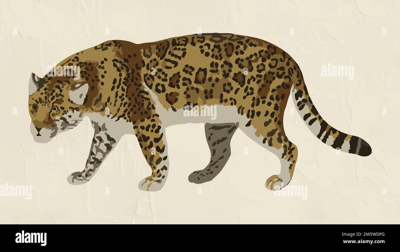 Vectorized jaguar sticker overlay design element Stock Vector Image ...