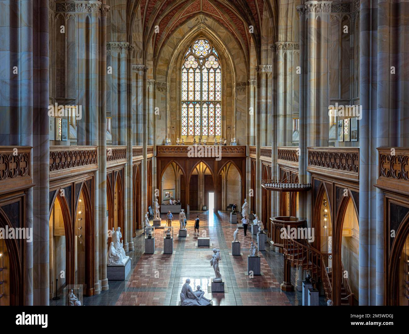 Interior photograph, Friedrichswerder Church, permanent exhibition 19th ...