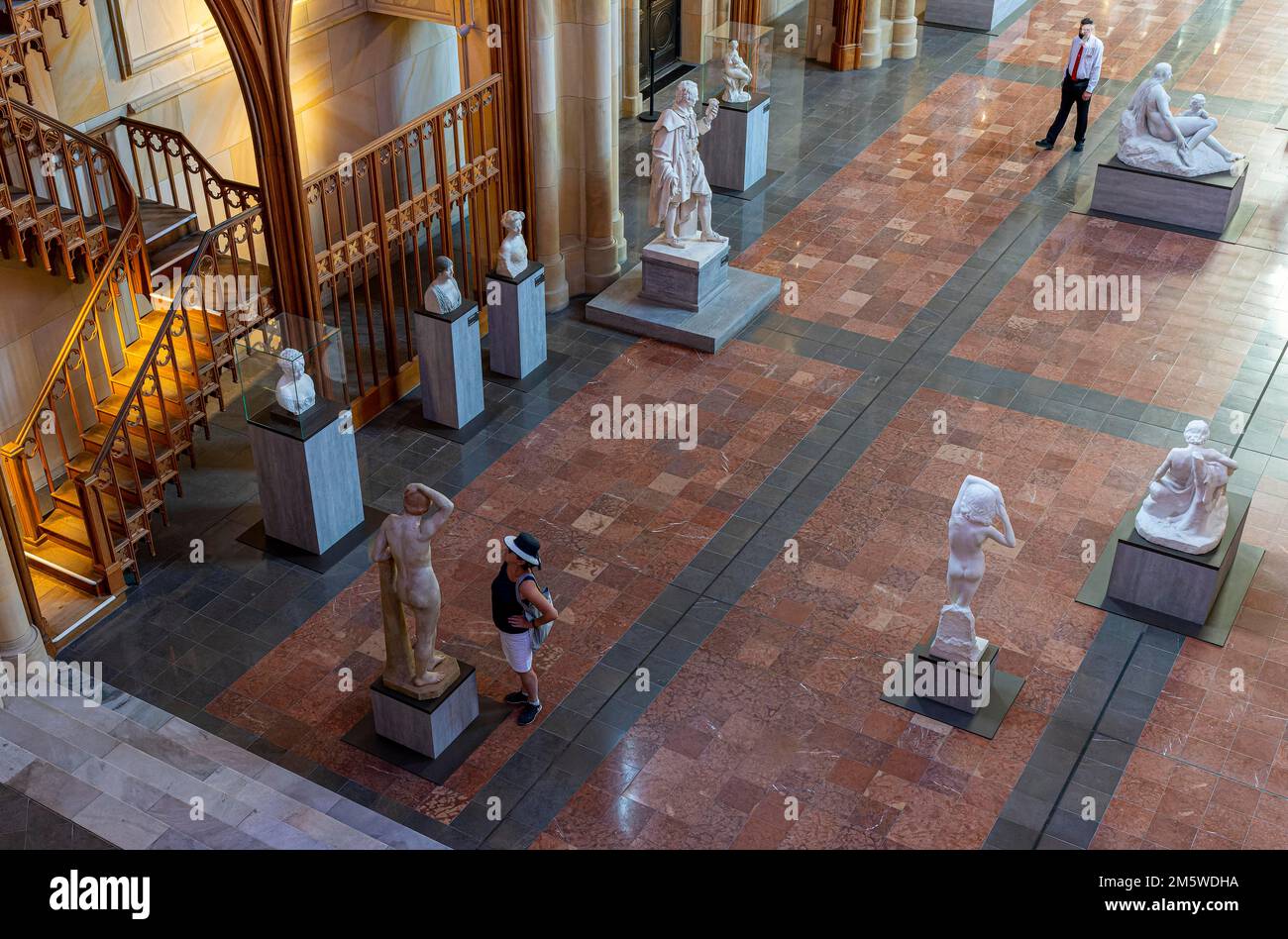 Interior photograph, Friedrichswerder Church, permanent exhibition 19th ...