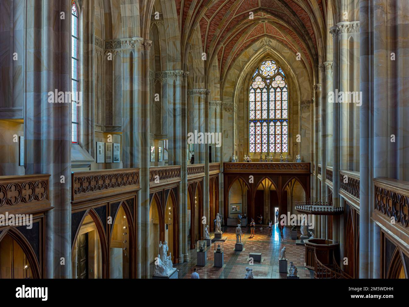 Interior photograph, Friedrichswerder Church, permanent exhibition 19th ...