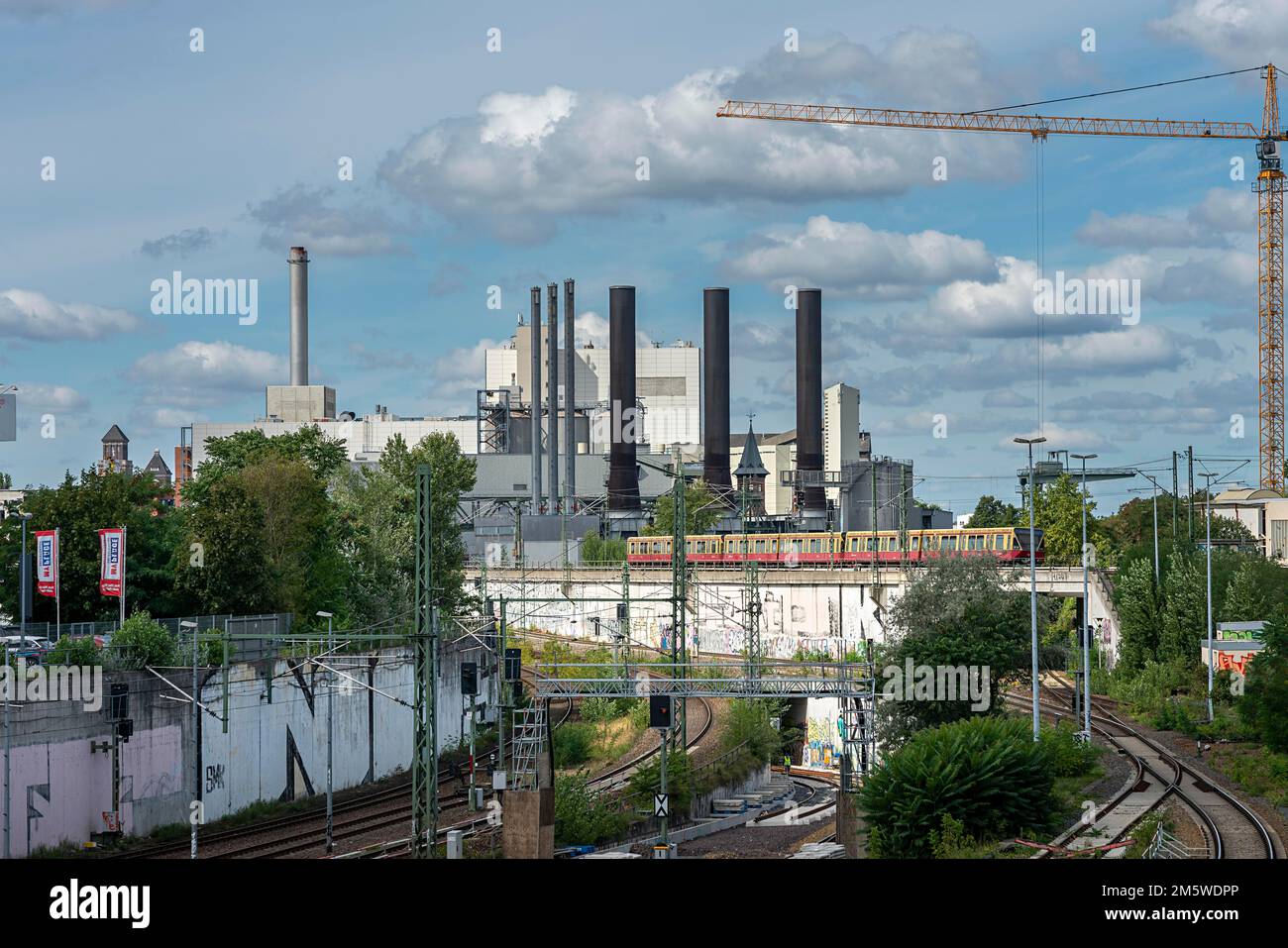Combined heat and power plant and infrastructure, Berlin-Moabit, Berlin ...