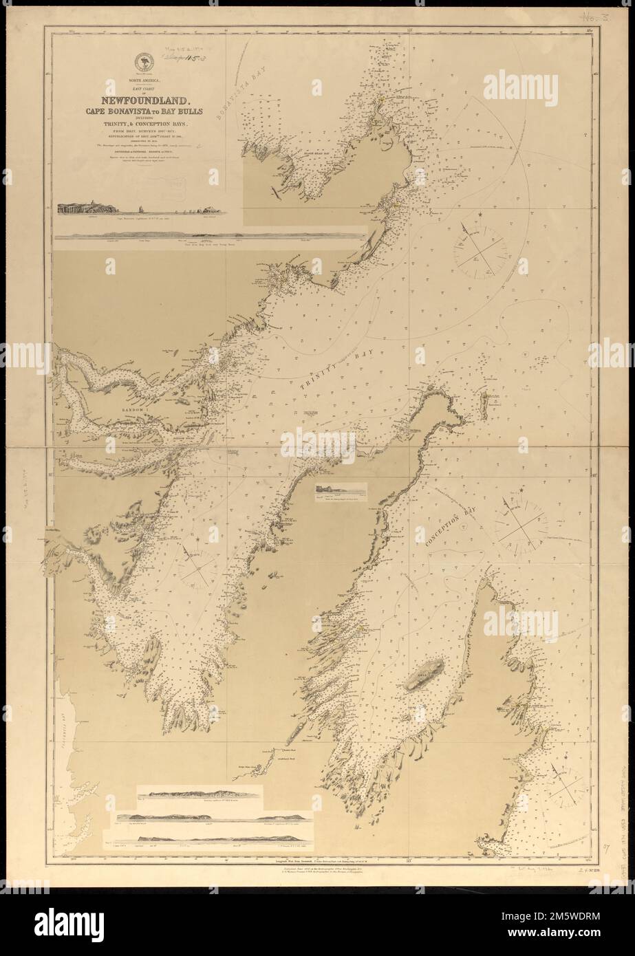 North America, east coast of Newfoundland, Cape Bonavista to Bay Bulls ...