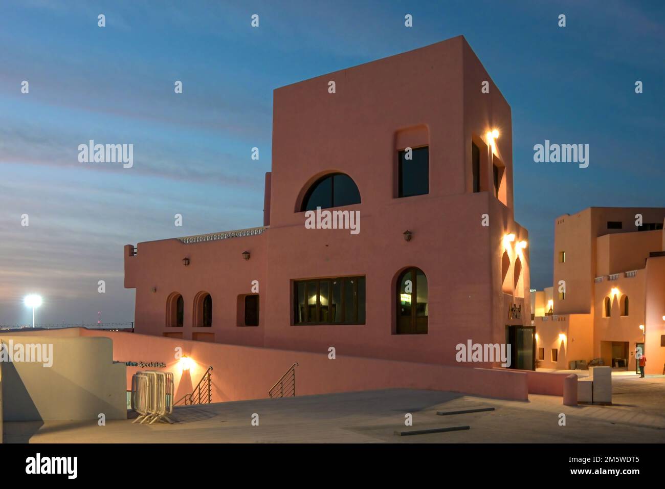 Old Doha port redevelopment into Mina district Box Park Qatar Stock ...