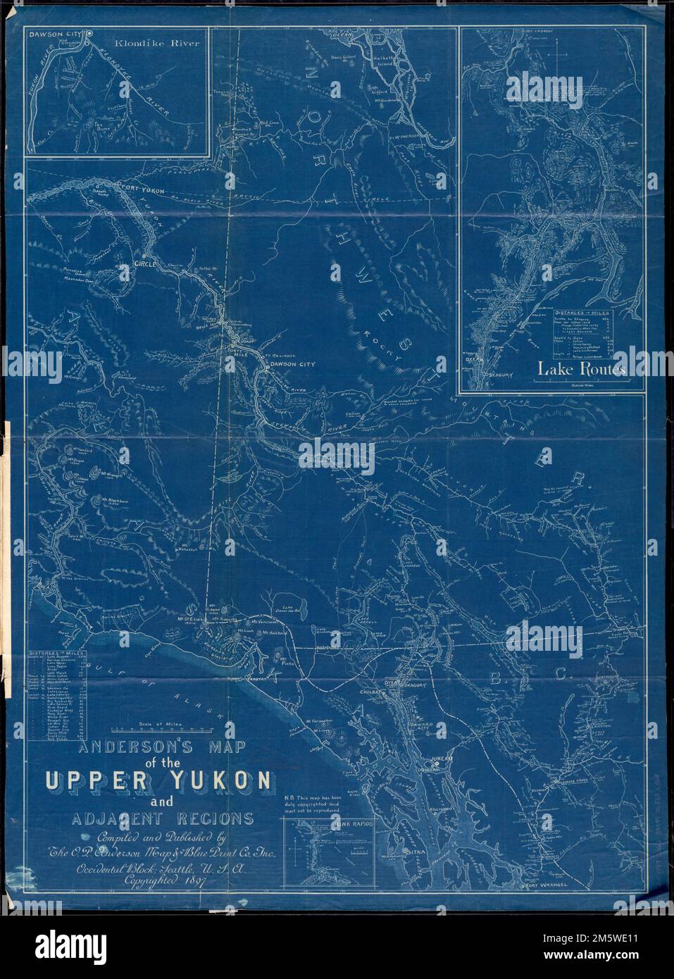 Anderson's map of the Upper Yukon and adjacent regions. Also shows ...
