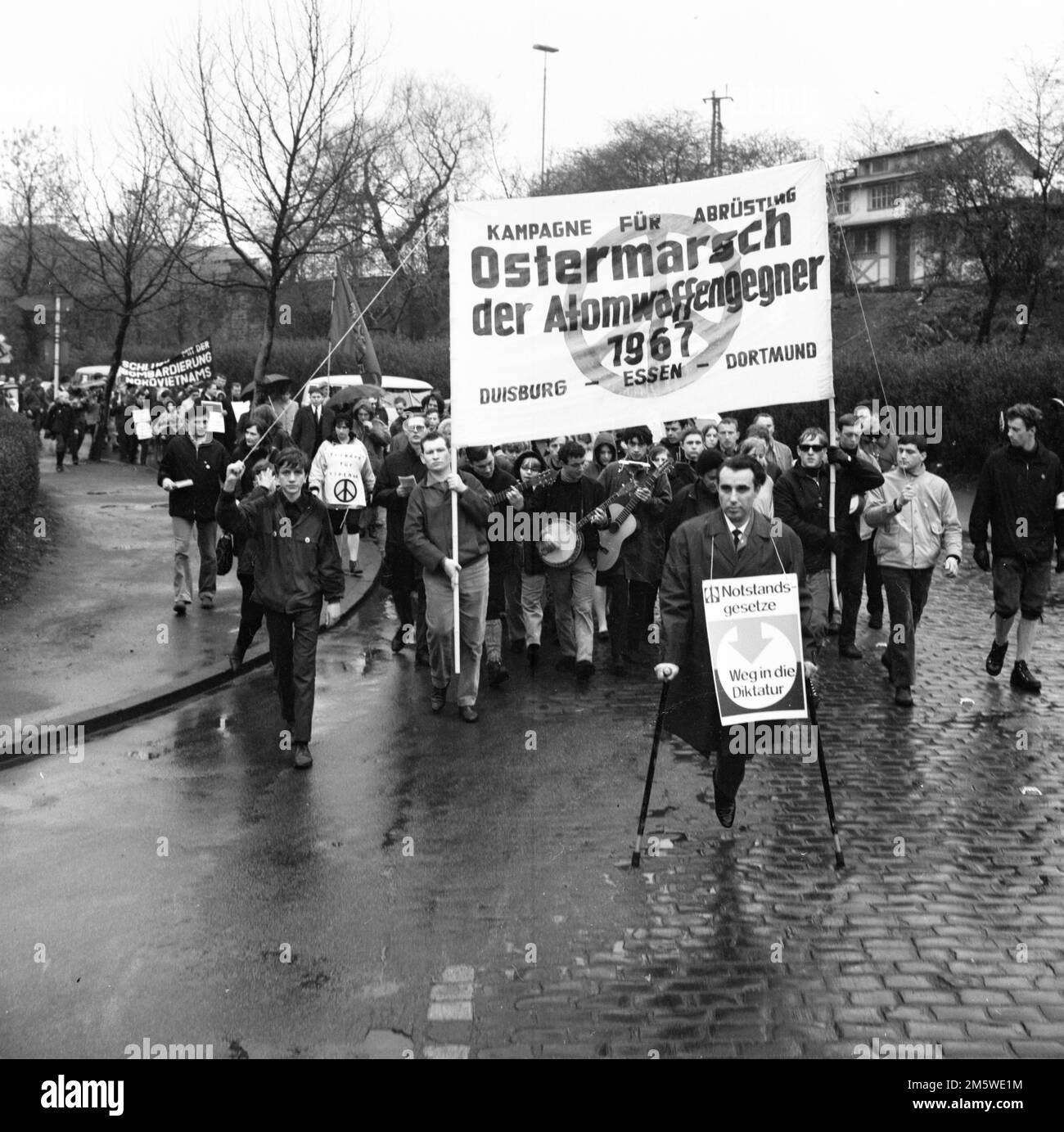 For disarmament and against nuclear weapons in Germany. 1967 in the ...