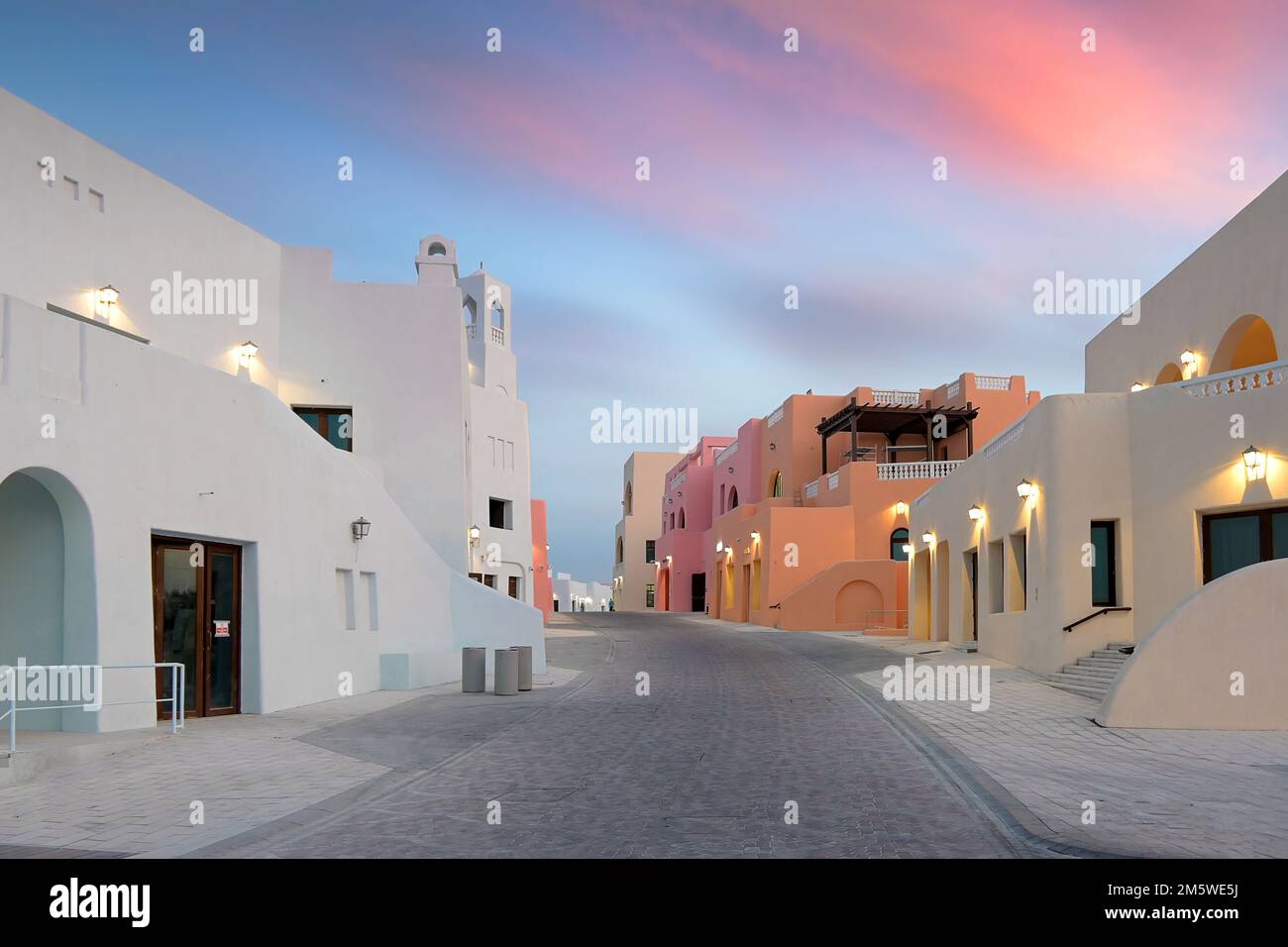 Old Doha port redevelopment into Mina district Box Park Qatar Stock ...