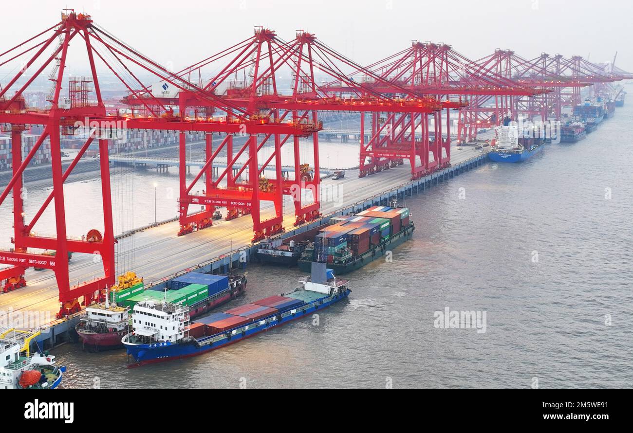 SUZHOU, CHINA - DECEMBER 31, 2022 - Aerial photo shows the orderly ...