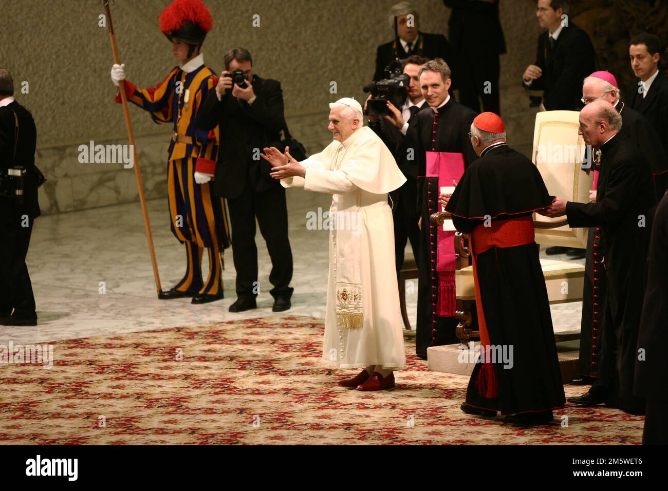 Pope Benedict XVI, Joseph Ratzinger, Vatican City, Italy Stock Photo ...