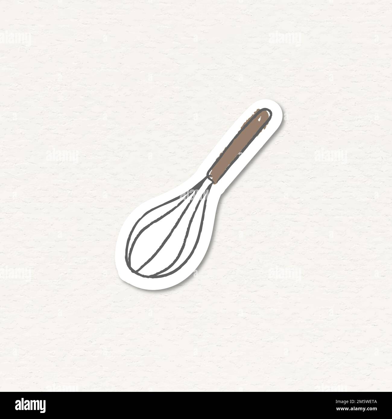 Whisk sticker hi-res stock photography and images - Alamy