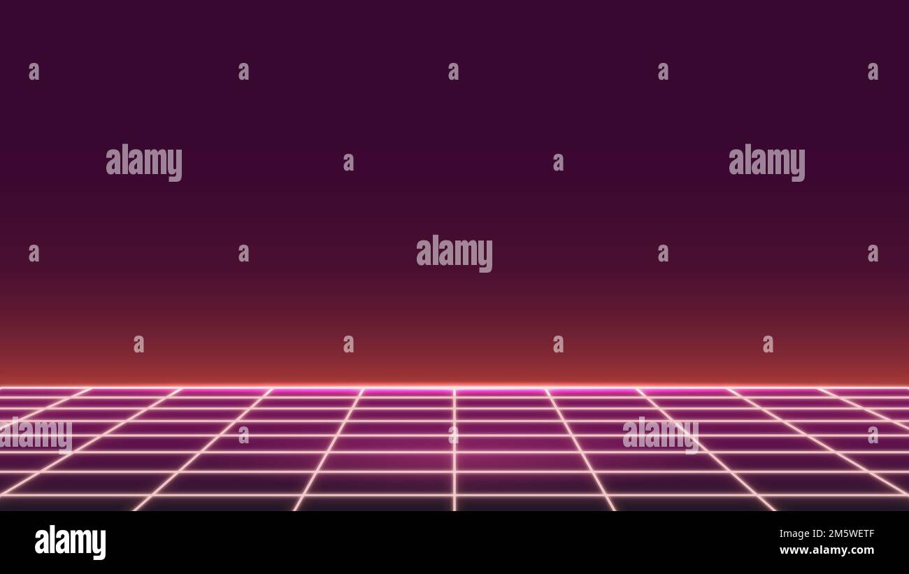 Red grid neon patterned background vector Stock Vector Image & Art - Alamy