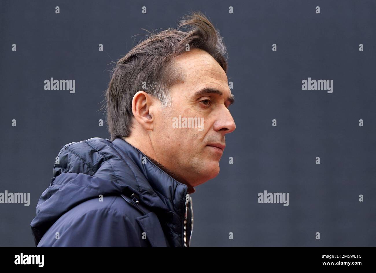 Wolverhampton Wanderers manager Julen Lopetegui during the Premier ...