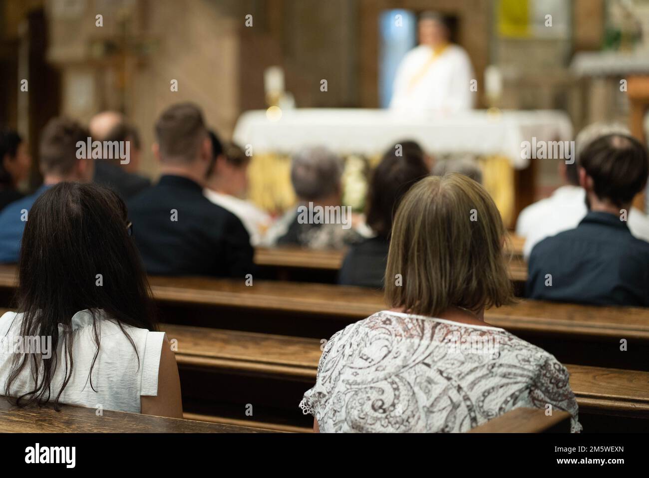 Listening to god hi-res stock photography and images - Alamy