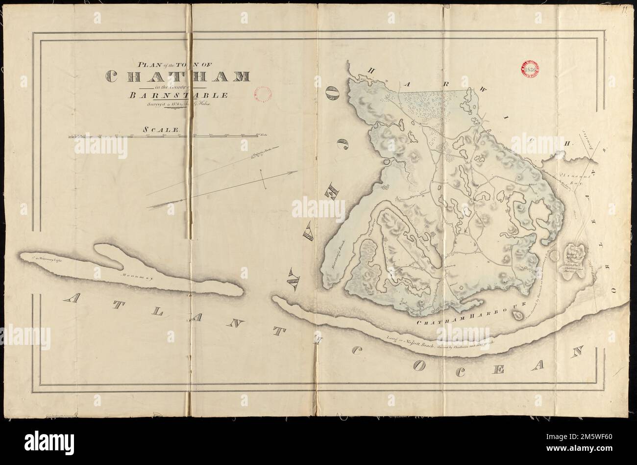 Plan of Chatham, surveyor's name not given, dated 1831 ...