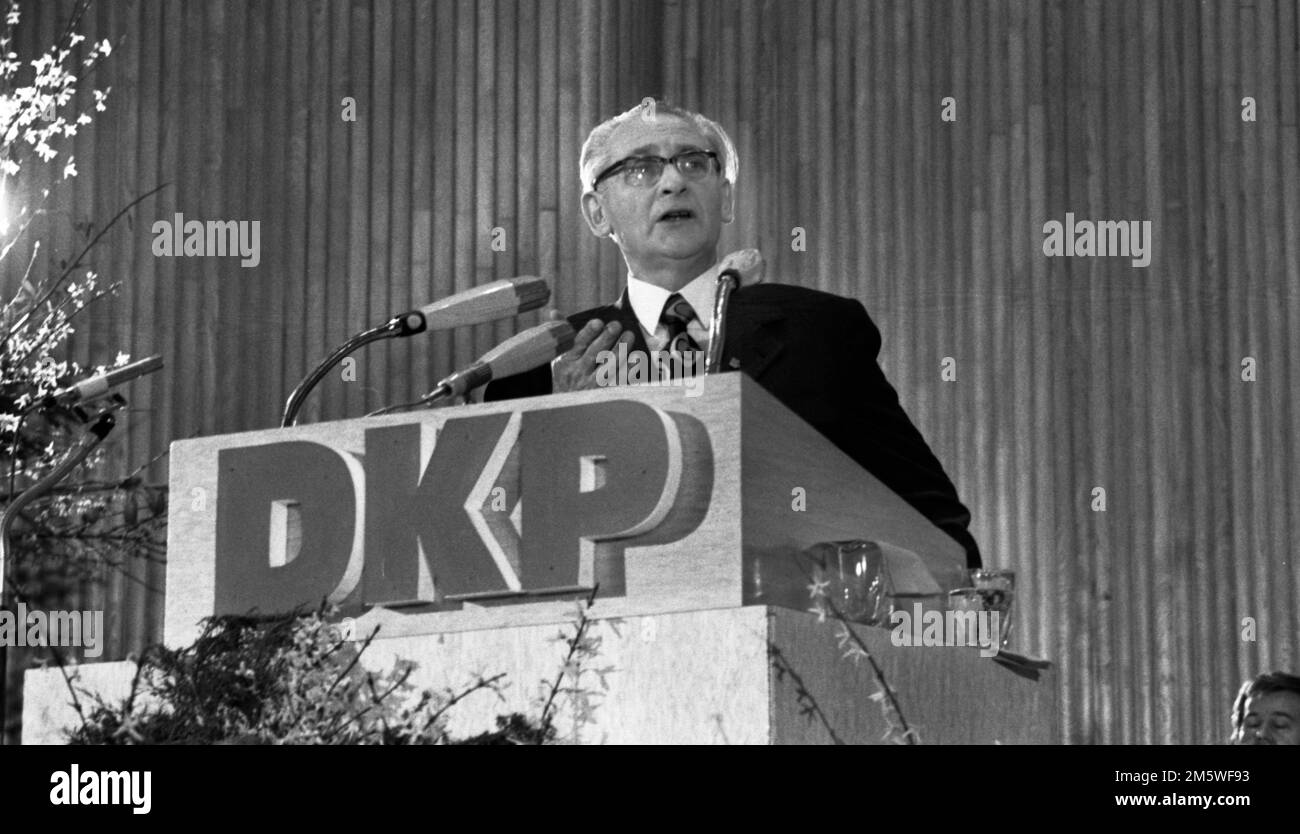 The Party Congress of the German Communist Party (DKP) on 19-21 March ...