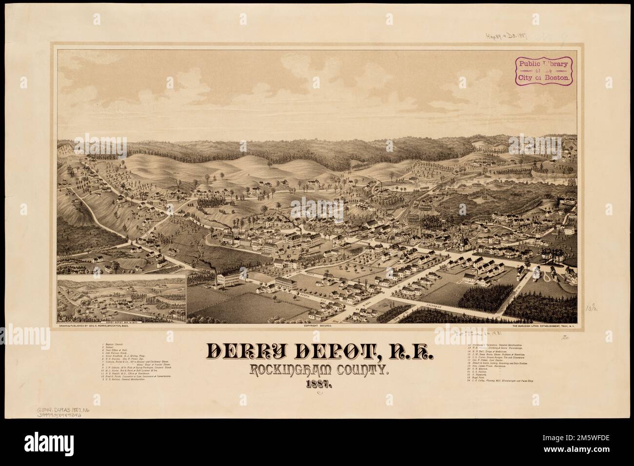Derry map hi-res stock photography and images - Alamy