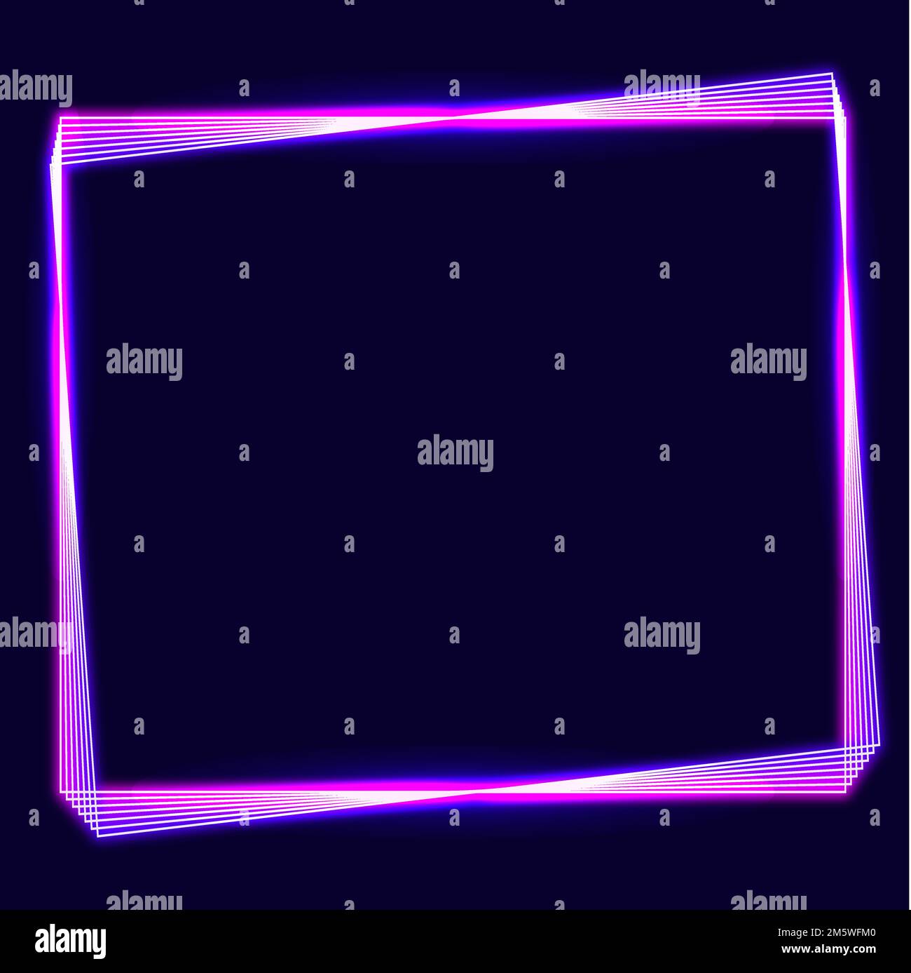Pink neon frame on a dark background vector Stock Vector Image & Art ...