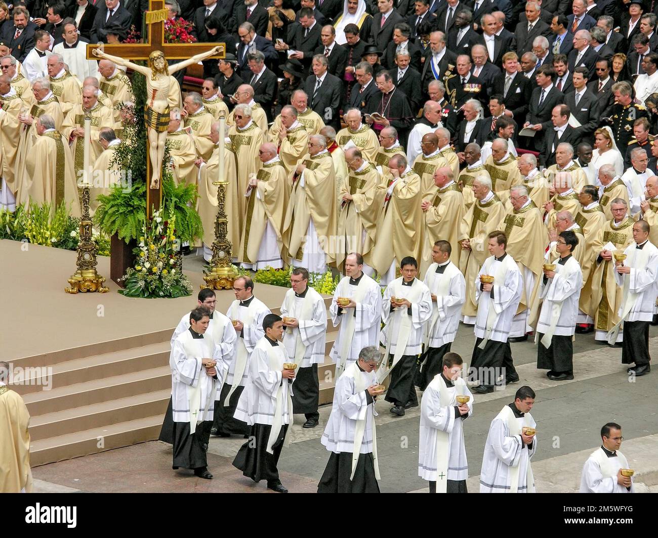 Priests, Cardinals, Guests of Honour, Ceremony of the Inauguration of ...