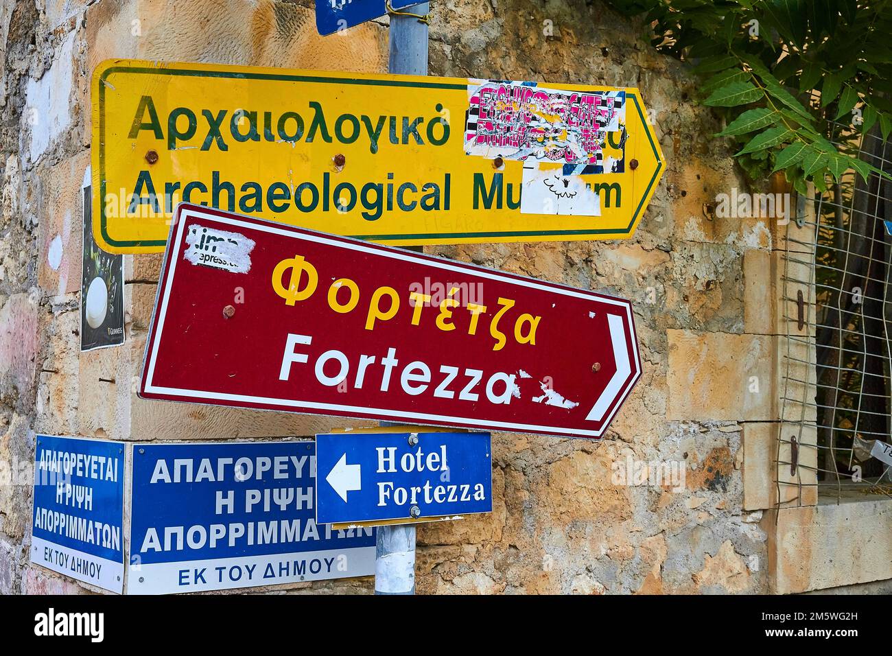 Fortezza, Venetian Sea Fortress, Venetian Old Town, Signs ...